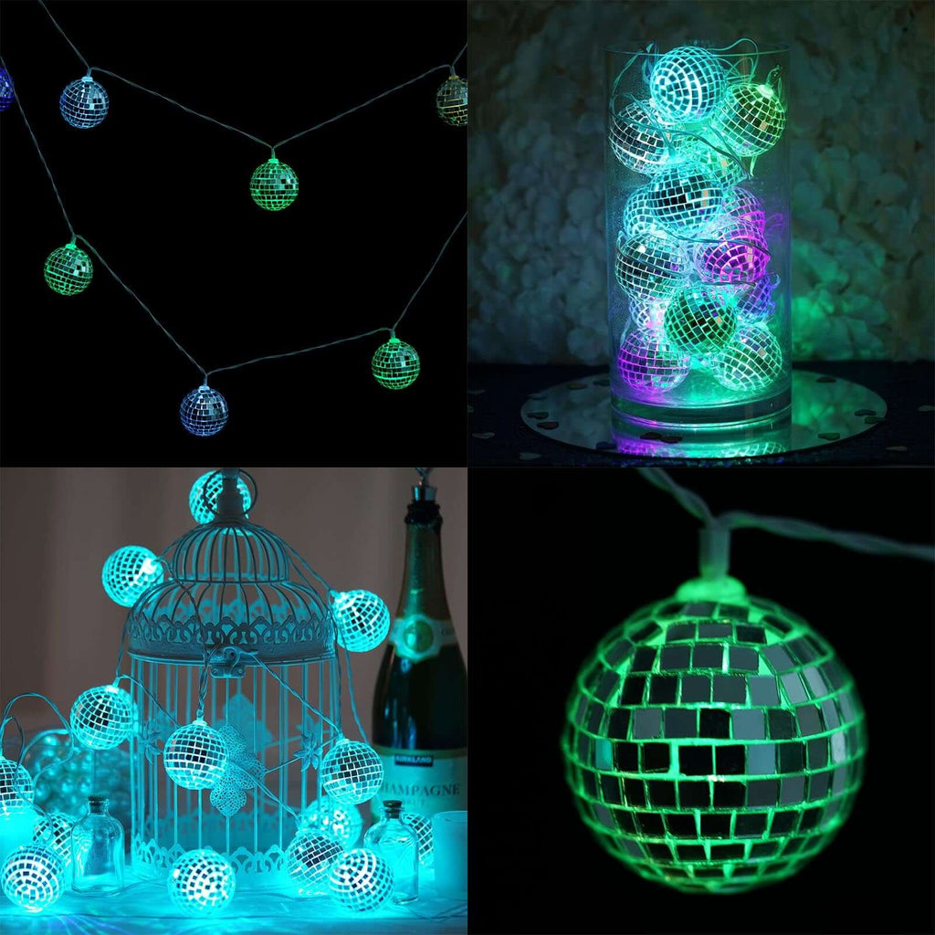 disco ball lights string