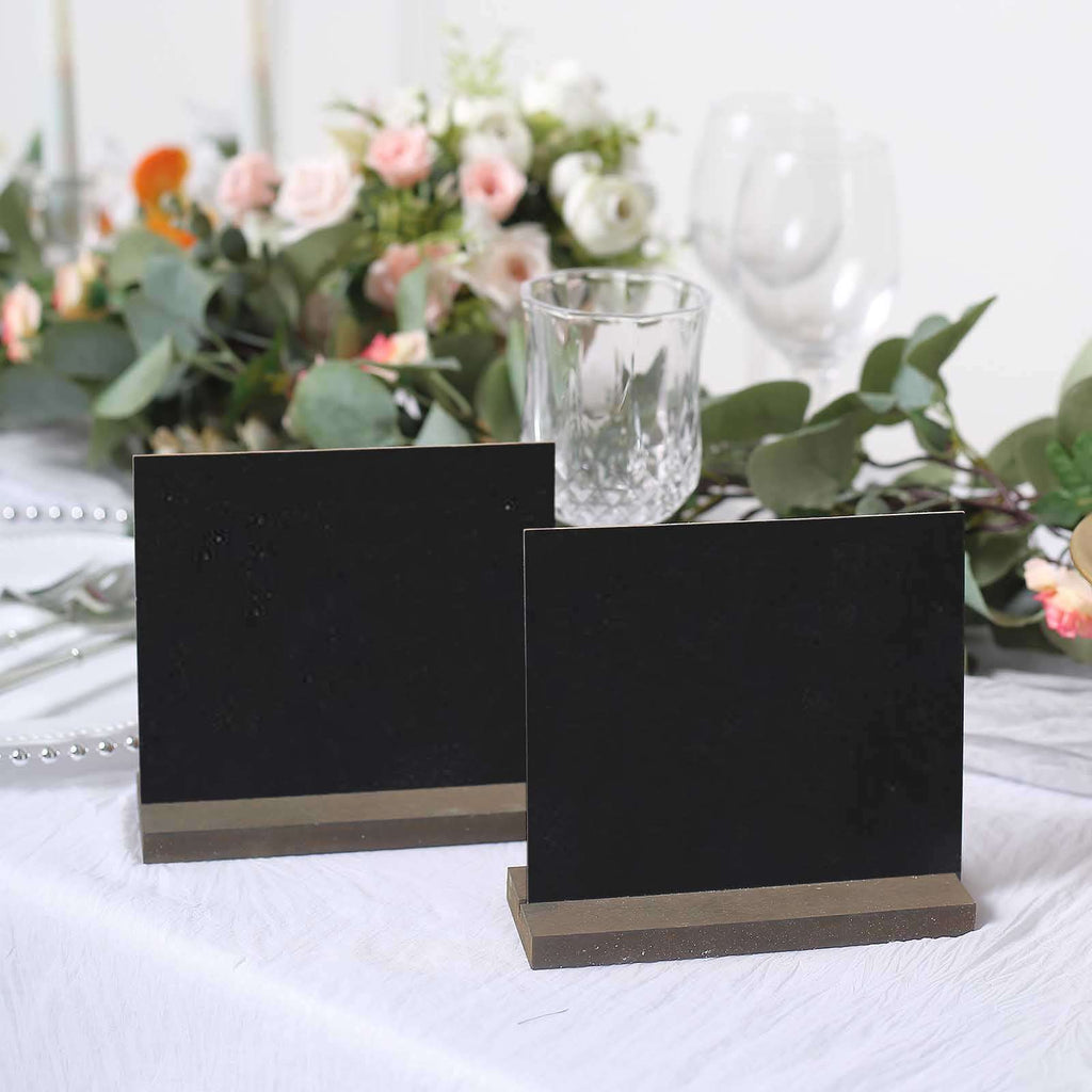 Rustic Mini Table Chalkboard Signs 6" | TableclothsFactory