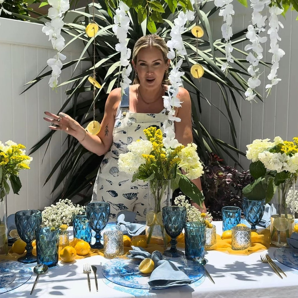 How to Style an Amalfi Coast-Inspired Table Setup | TableclothsFactory