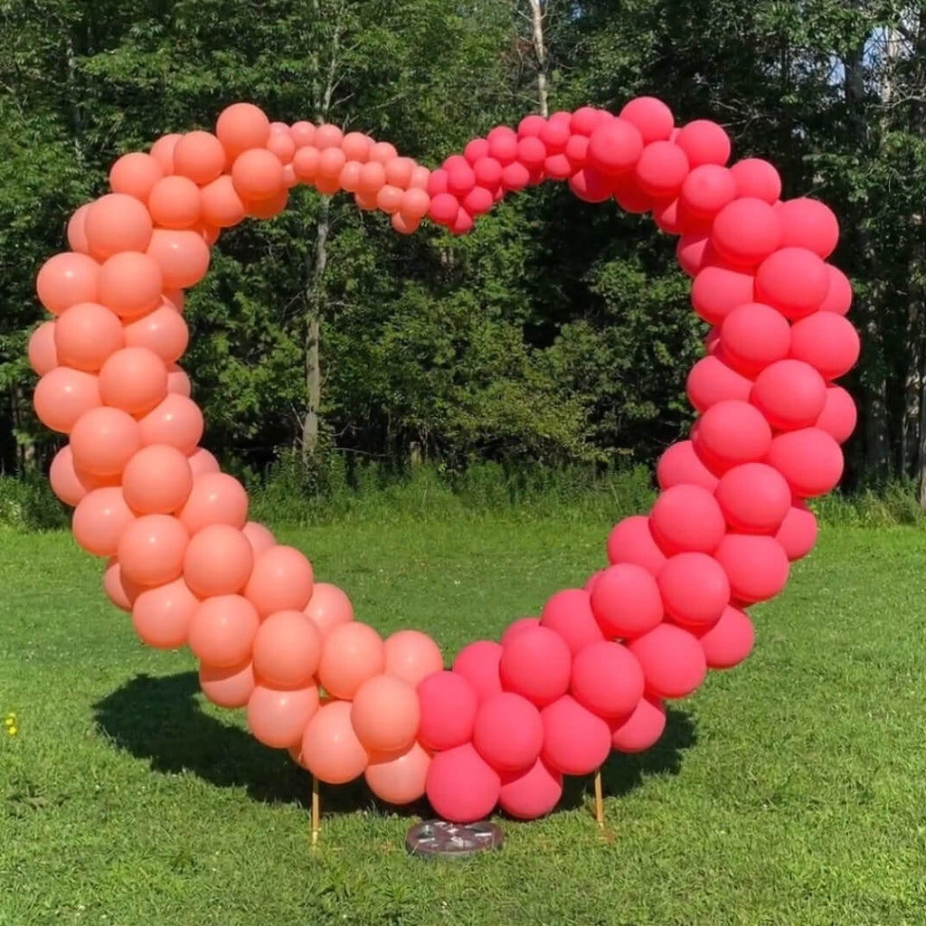 How To Create A Breathtaking Heart-Shaped Balloon Arch