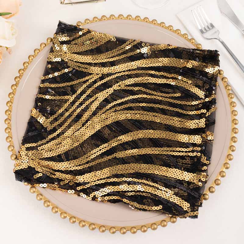 Stylish Sequin Napkins | TableclothsFactory