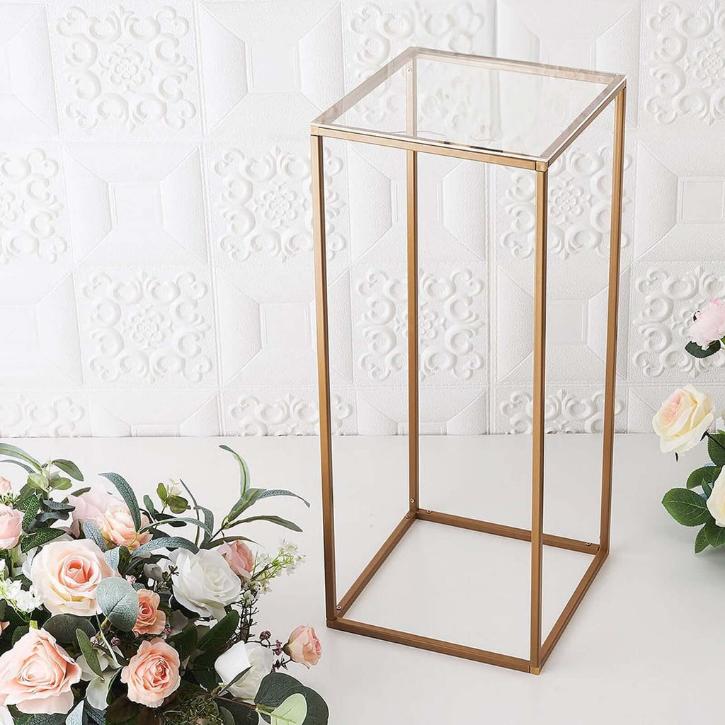 Acrylic Square Plexiglass Sheets Clear 10" | TableclothsFactory