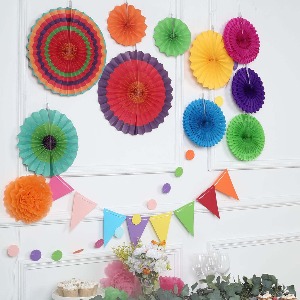 20Pcs Colorful Fiesta Party Decorations | TableclothsFactory