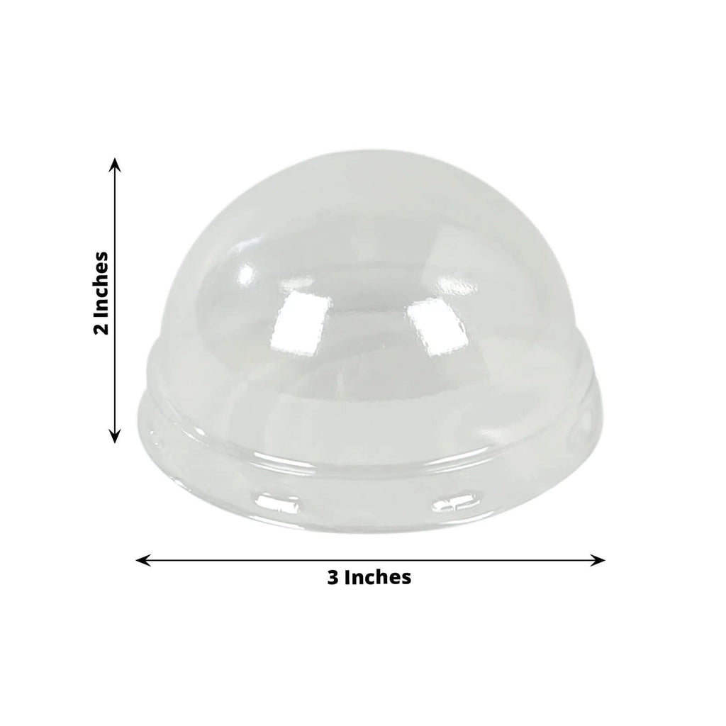 Plastic Dome Lids Cupcake Liners 3" Clear | TableclothsFactory