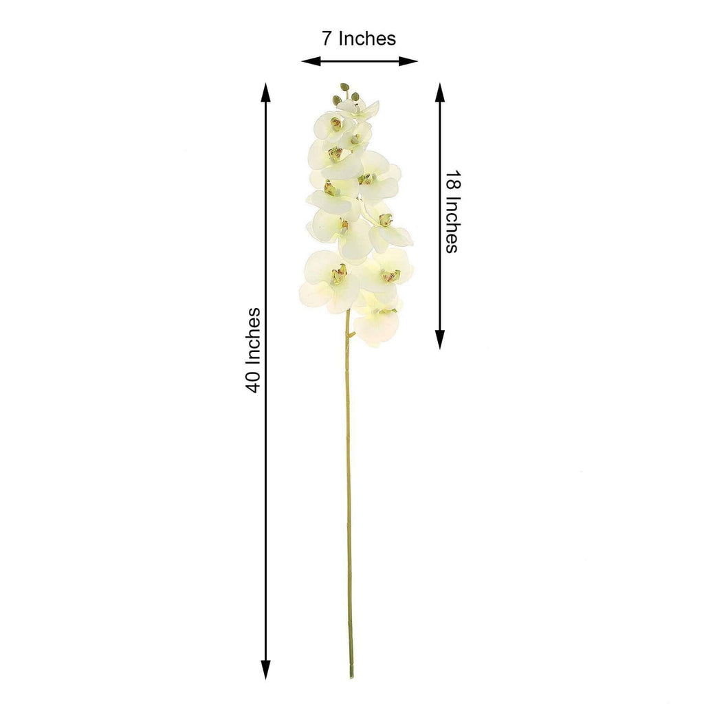 Cream Silk Orchid Flower Bouquets - 40" Tall | TableclothsFactory