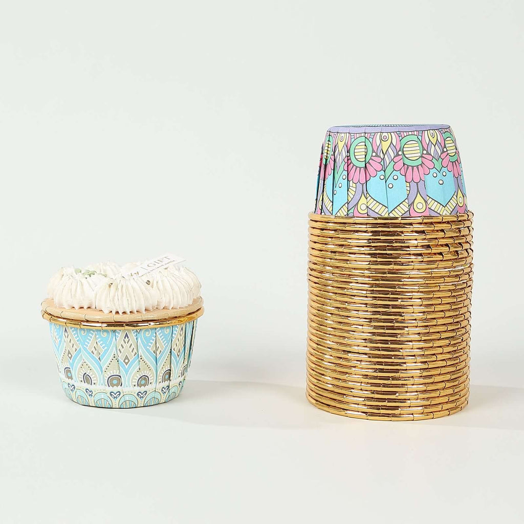 Paper Cupcake Liners 3oz Assorted | TableclothsFactory