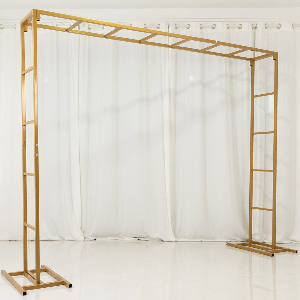 Gold 6ftx8ft Over the Table Stand | TableclothsFactory
