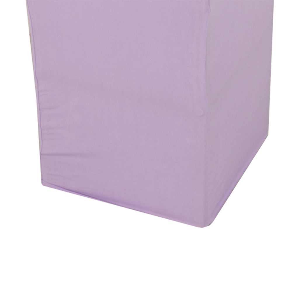 7ft Lavender Spandex Arch Cover | TableclothsFactory.com