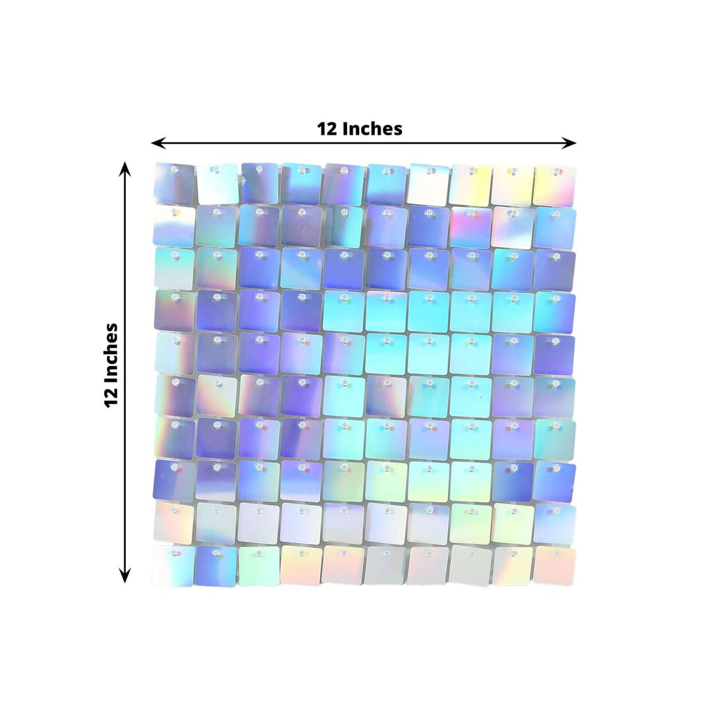 Iridescent Sequin Wall Decor Panels |Tableclothsfactory.com