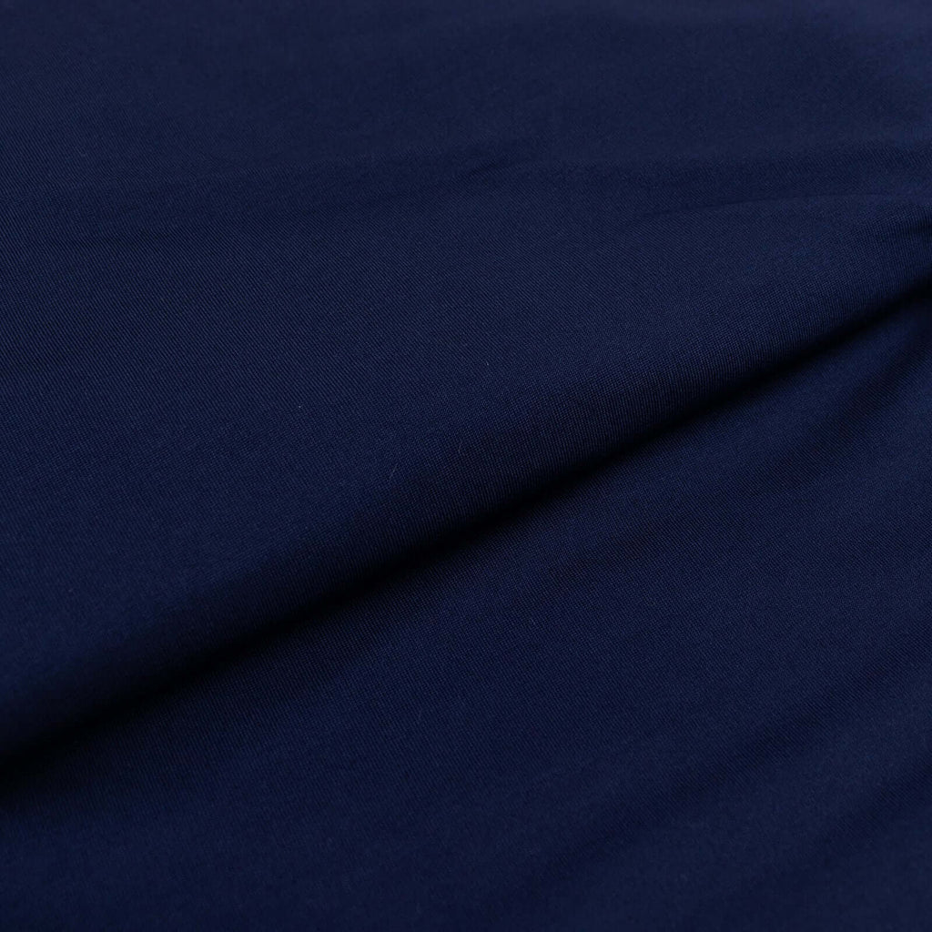 Navy Blue 4-Way Stretch Spandex Fabric Roll | tableclothsfactory.com