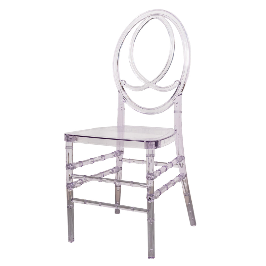 Stackable Chiavari Event Chairs 8pk Clear | TableclothsFactory