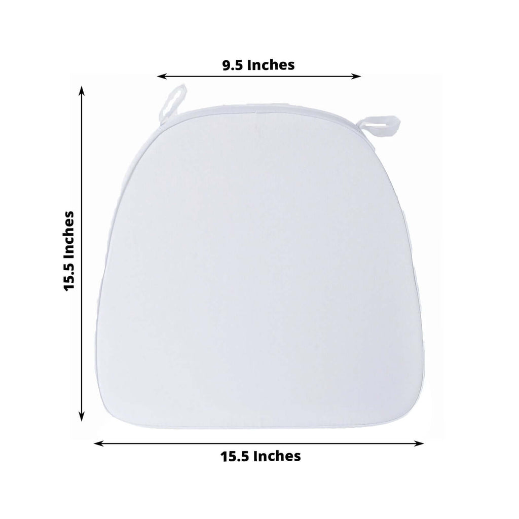 Chair Pad | Seat Padded White Sponge Cushion