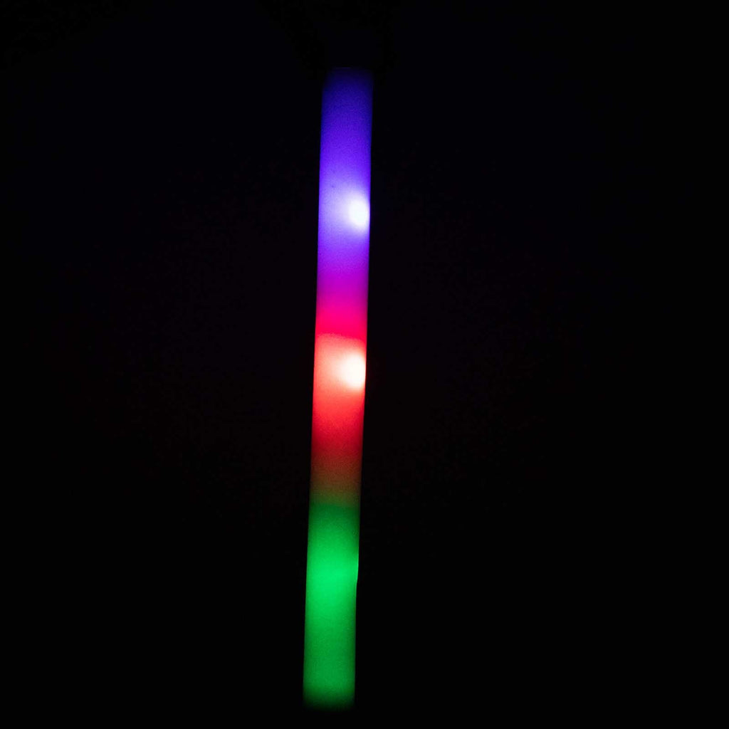 20 Pack Multicolor LED Foam Glow Sticks | tableclothsfactory.com