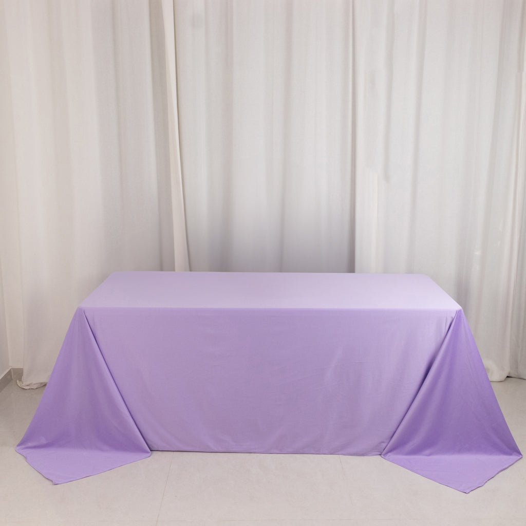 Scuba Rectangular Tablecloth 90"x132" Lavender Lilac by ...