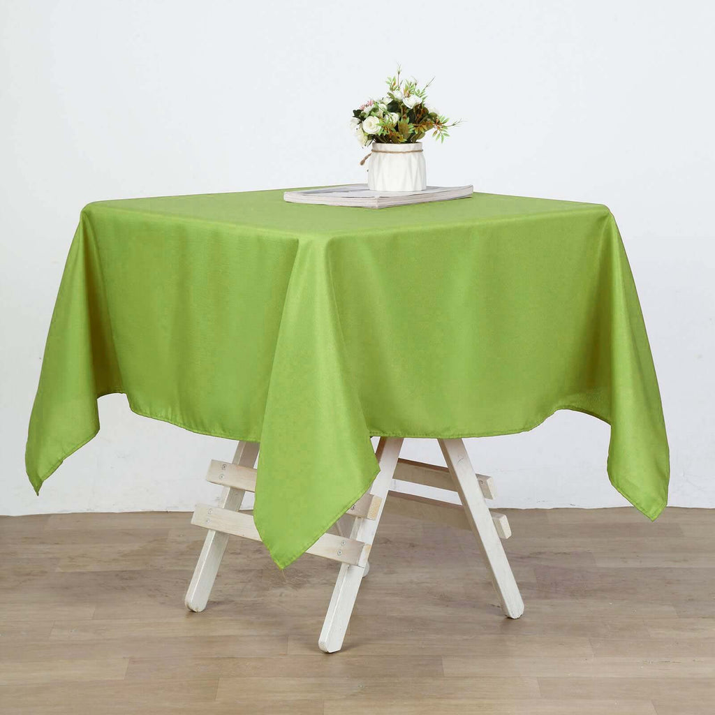 Polyester Square Overlay 54"x54" Apple Green | TableclothsFactory