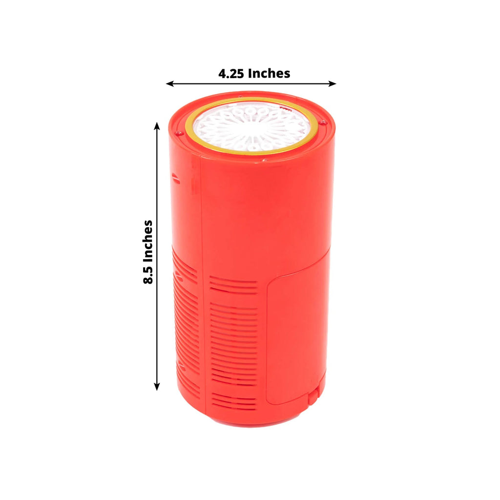 Red Fireworks Bubble Blower, 240ml | TableclothsFactory