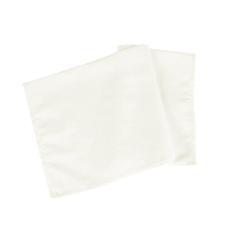 Cotton Blend Napkins 20"x20" Ivory by TableclothsFactory.com