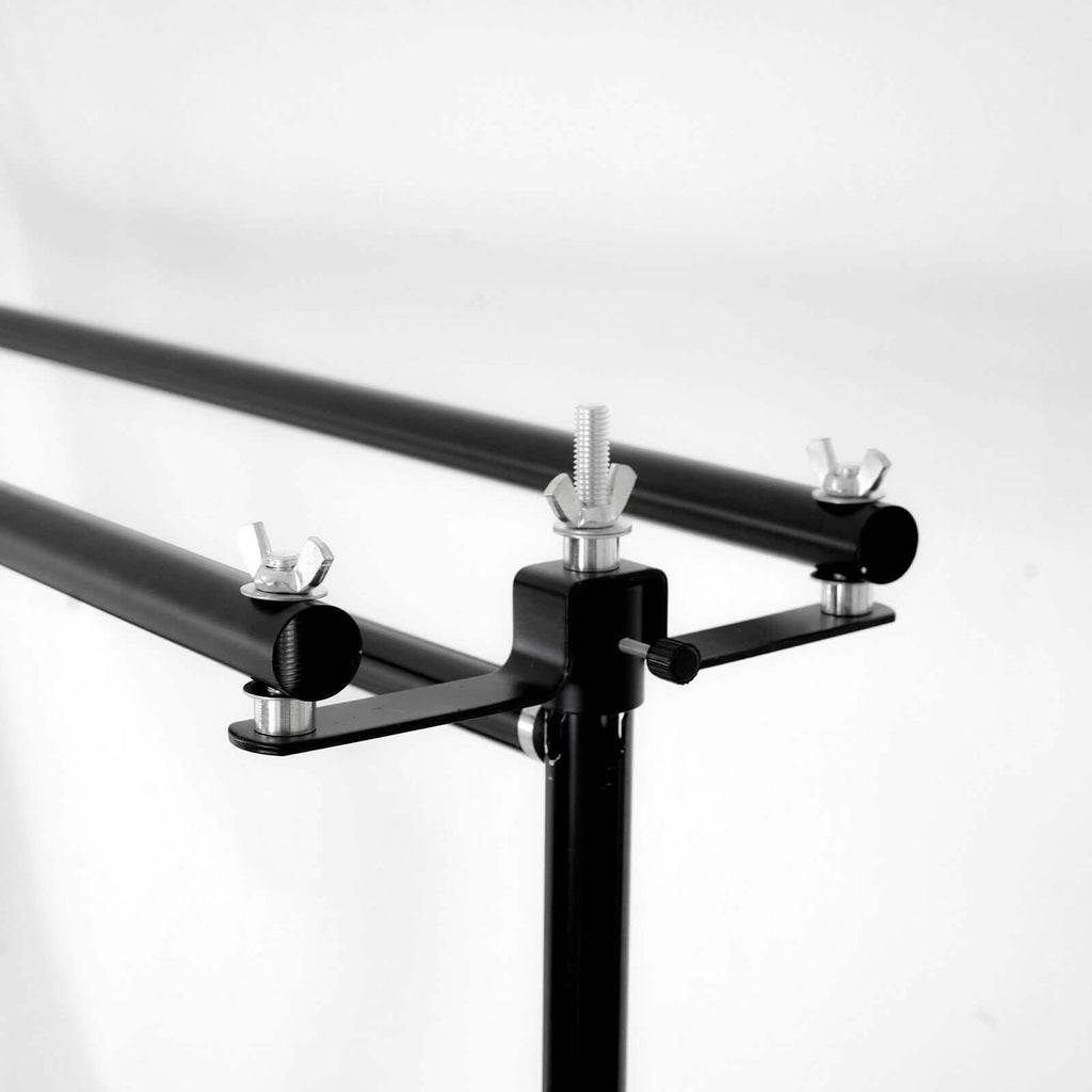 10ft DIY Triple Cross Bars & Mounting Brackets | TableclothsFactory
