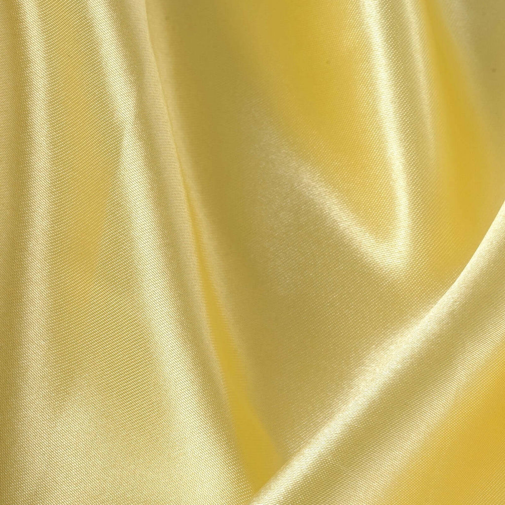 Satin Chair Sashes 6"x106" Yellow | TableclothsFactory