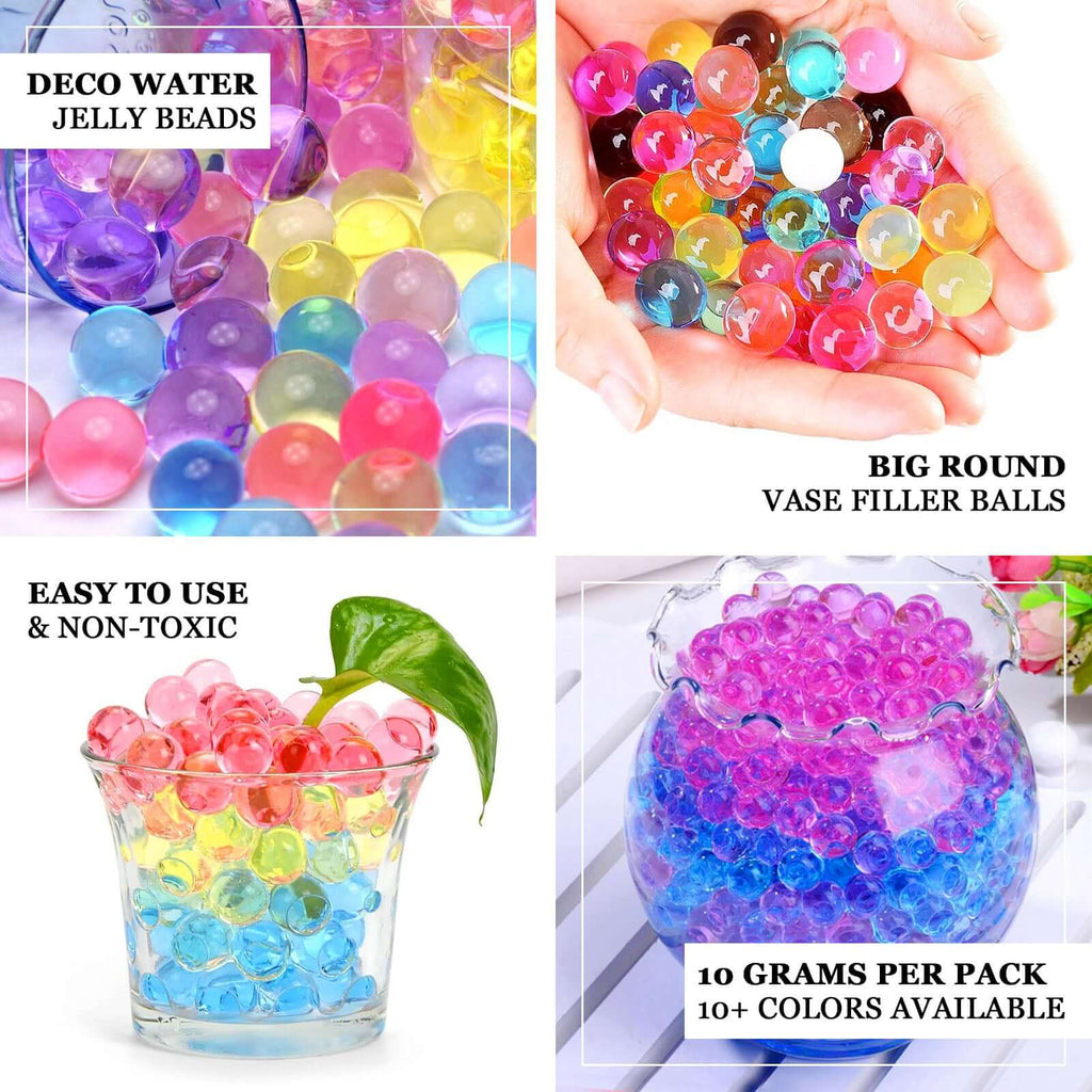 Water Gel Beads Vase Filler 10g Apple Green | TableclothsFactory