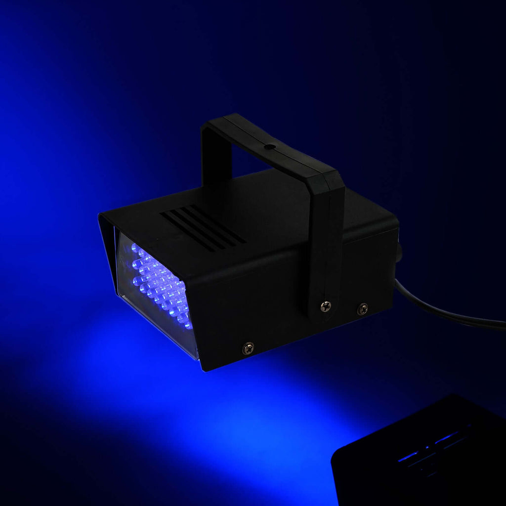 35W Mini Blue Strobe Light with 24 LEDs | TableclothsFactory