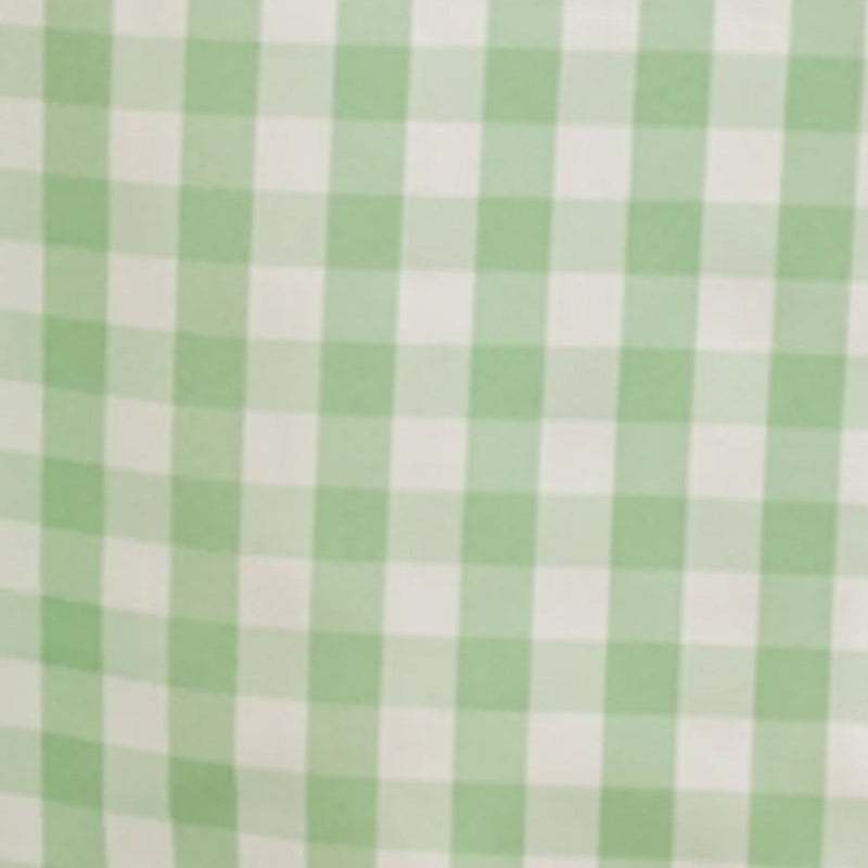 Checkered Square Overlay 54"x54" White/Blue by TableclothsFactory.com