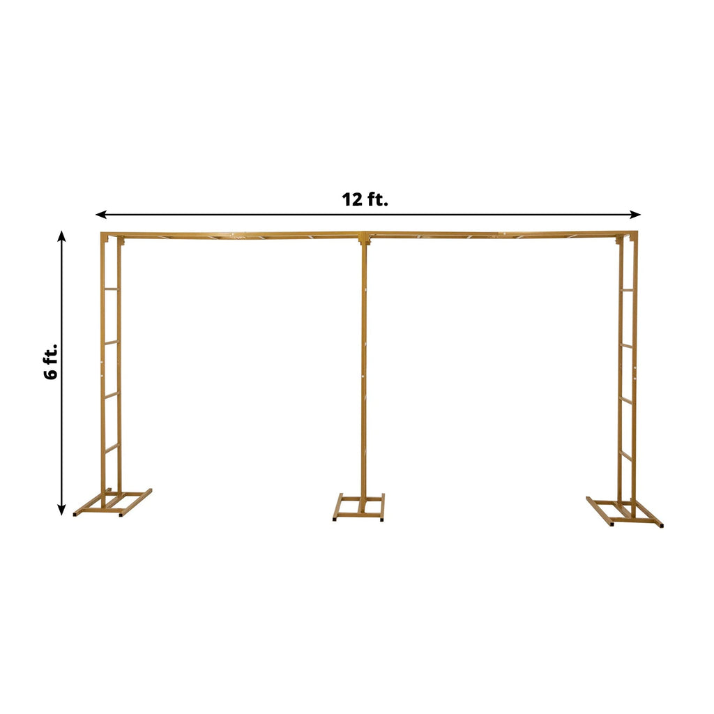 Gold 6ftx12ft Over the Table Stand | TableclothsFactory