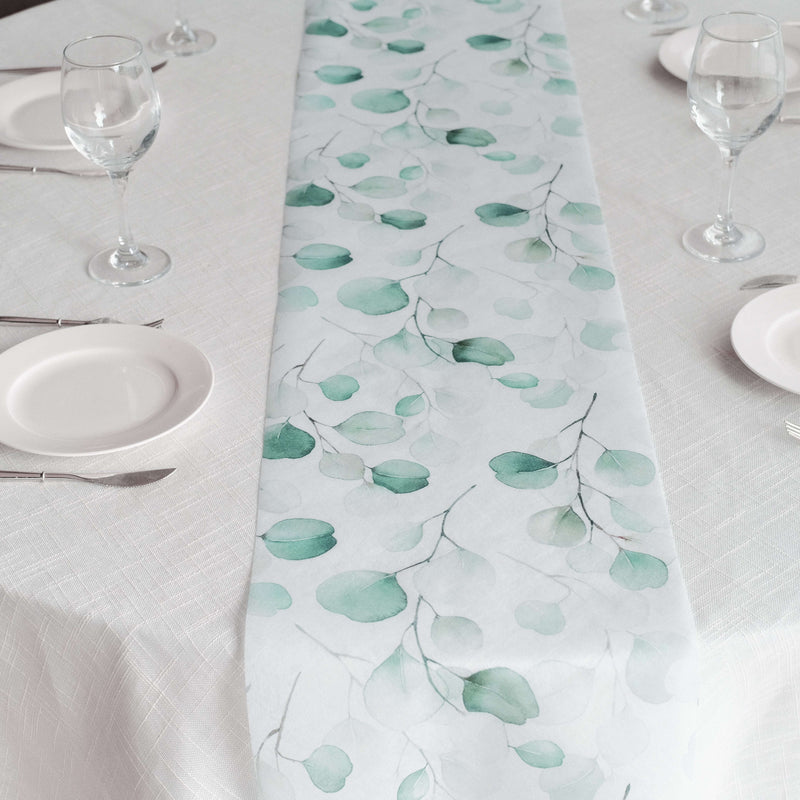Mesh Polyester Table Runner 108" Royal Blue | TableclothsFactory