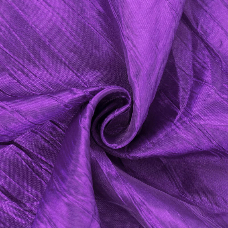 Dusty Rose Crinkle Taffeta Fabric 54"x10 Yards | TableclothsFactory