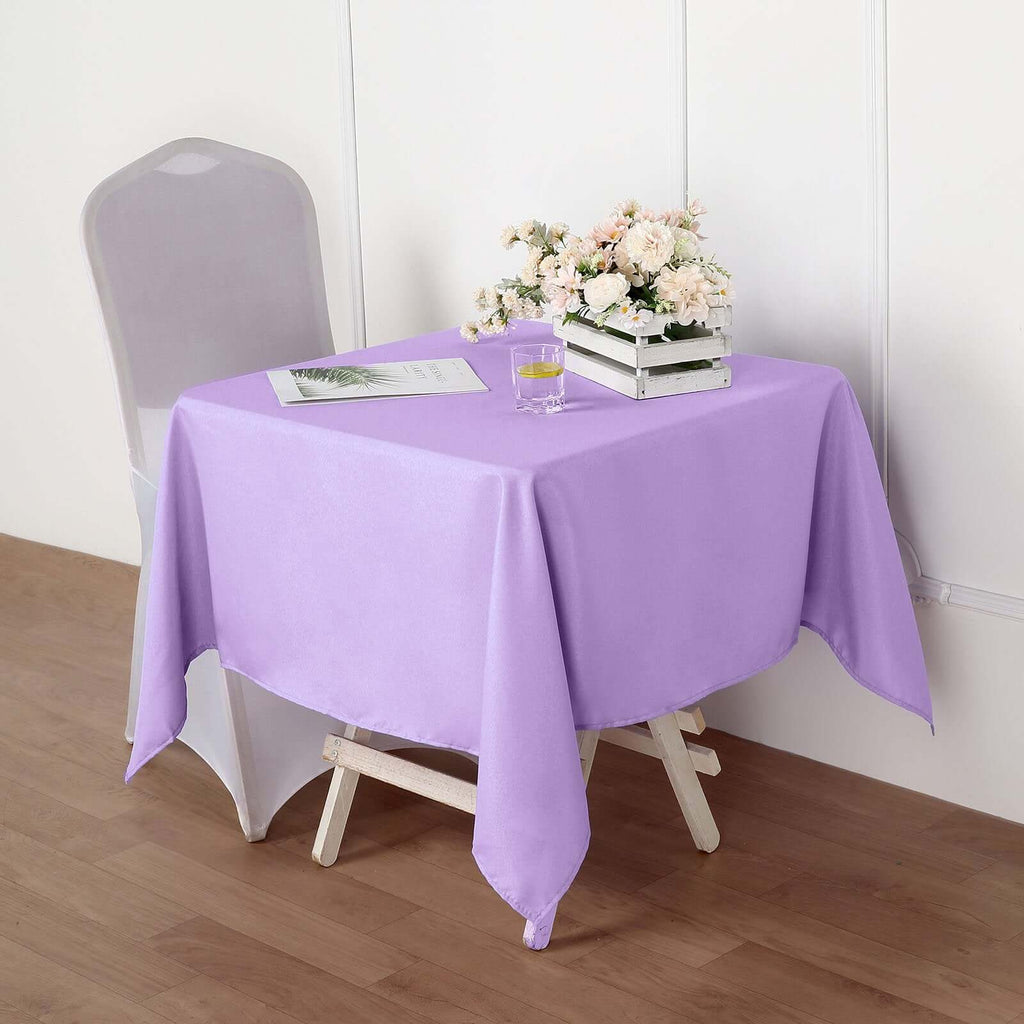 Polyester Tablecloth 54"x54" Lavender | TableclothsFactory