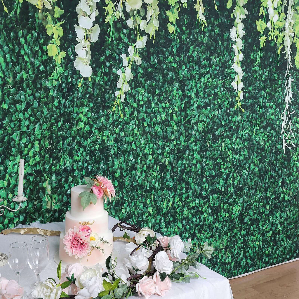 8ftx8ft Greenery Vinyl Photo Backdrop | TableclothsFactory