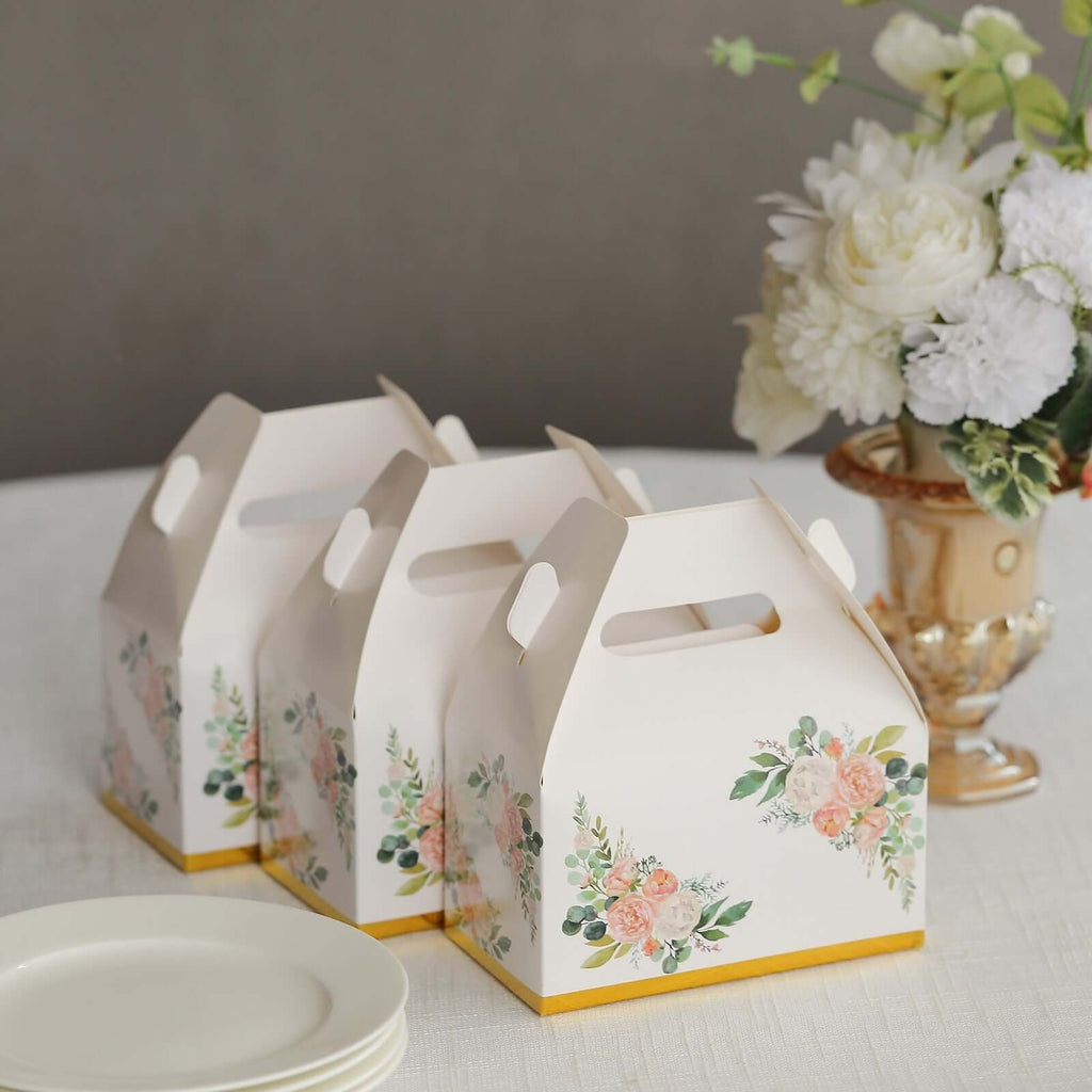 Peony Gift Tote Boxes 25 Pack | TableclothsFactory