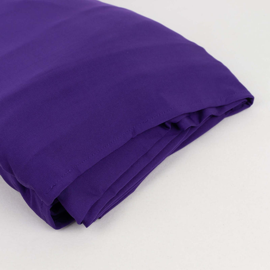 Purple Spandex 4-Way Stretch Fabric Roll 60"x10 Yards | TableclothsFactory