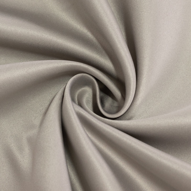 Lamour Satin Square Overlay 54"x54" Silver | TableclothsFactory