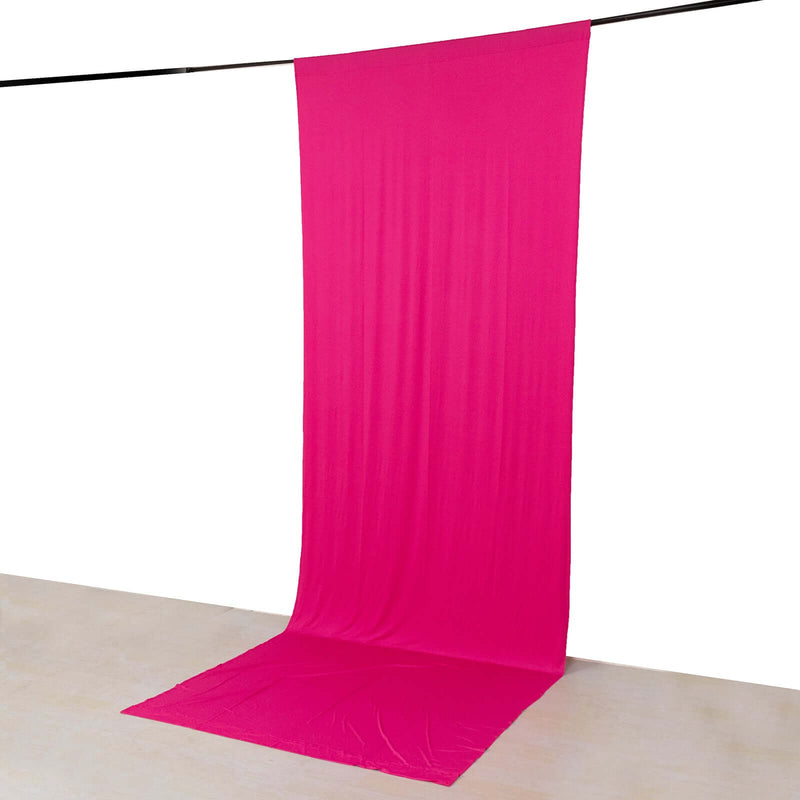 Fuchsia 4-Way Stretch Spandex Event Curtain | TableclothsFactory