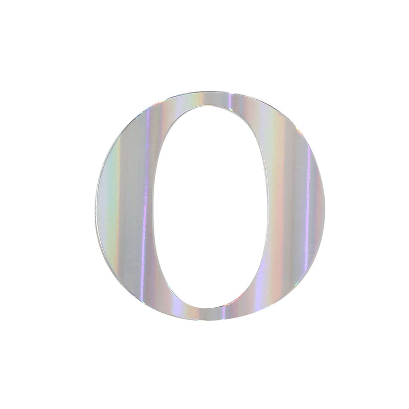 Iridescent Alphabet Stickers Banner - 4 Pack | TableclothsFactory