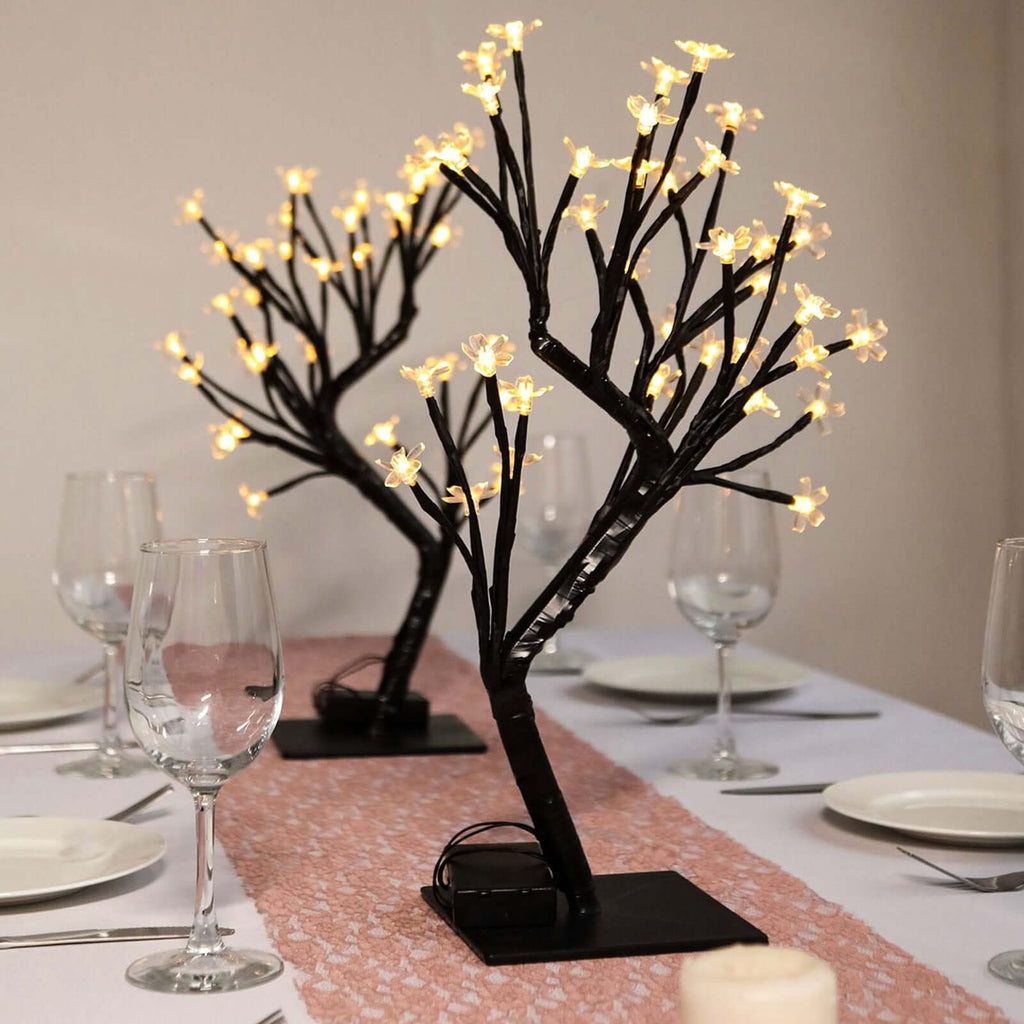 Lighted Artificial Cherry Blossom Tree | TableclothsFactory