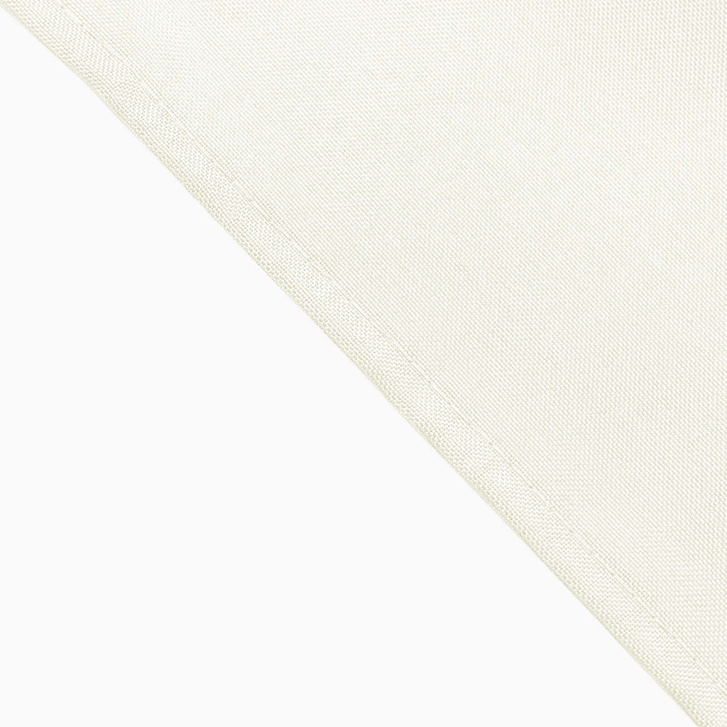 Polyester Napkins 17"x17" Ivory | TableclothsFactory