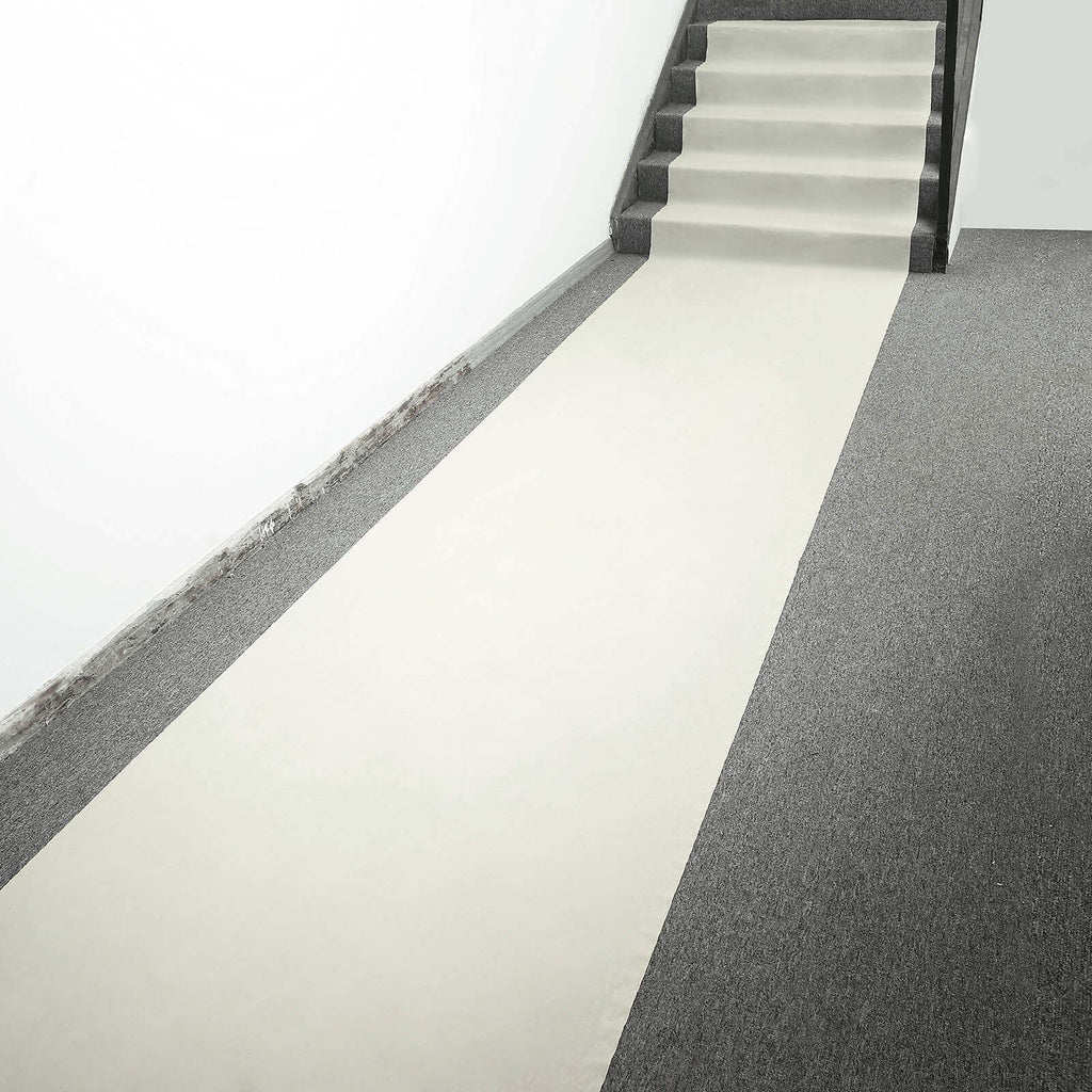 Ivory PVC Aisle Runner 40"x100ft | TableclothsFactory
