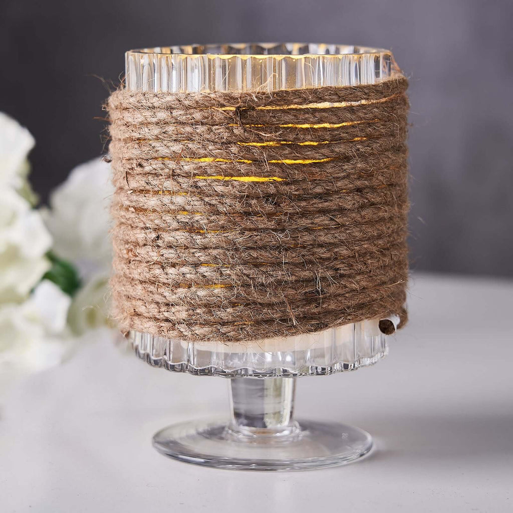 33ft Natural Jute Rope Twine String | TableclothsFactory