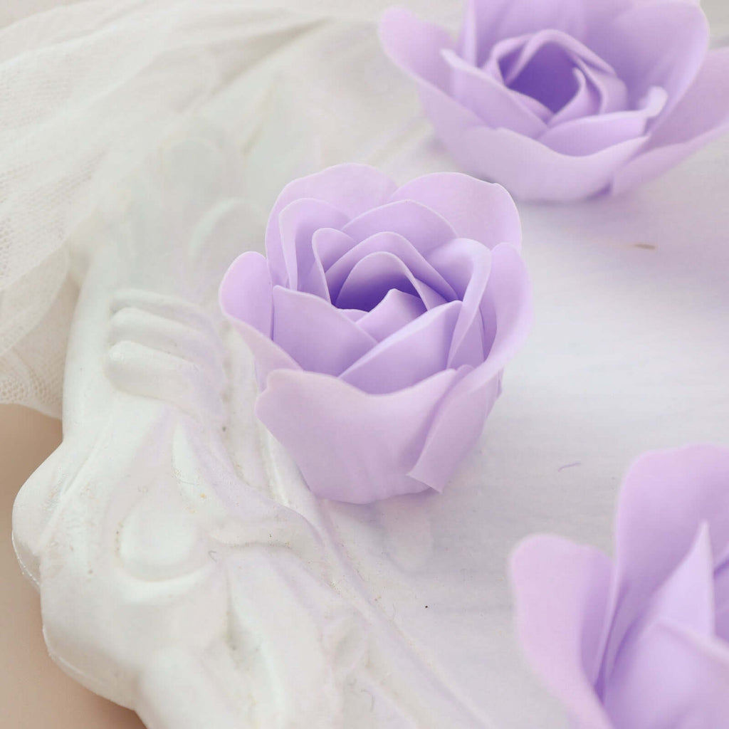 Lavender Rose Soap Hearts - 6 Pcs Gift Box | TableclothsFactory