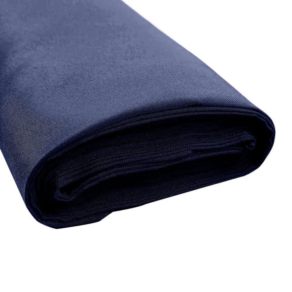 Navy Blue Polyester Fabric Bolt | TableclothsFactory