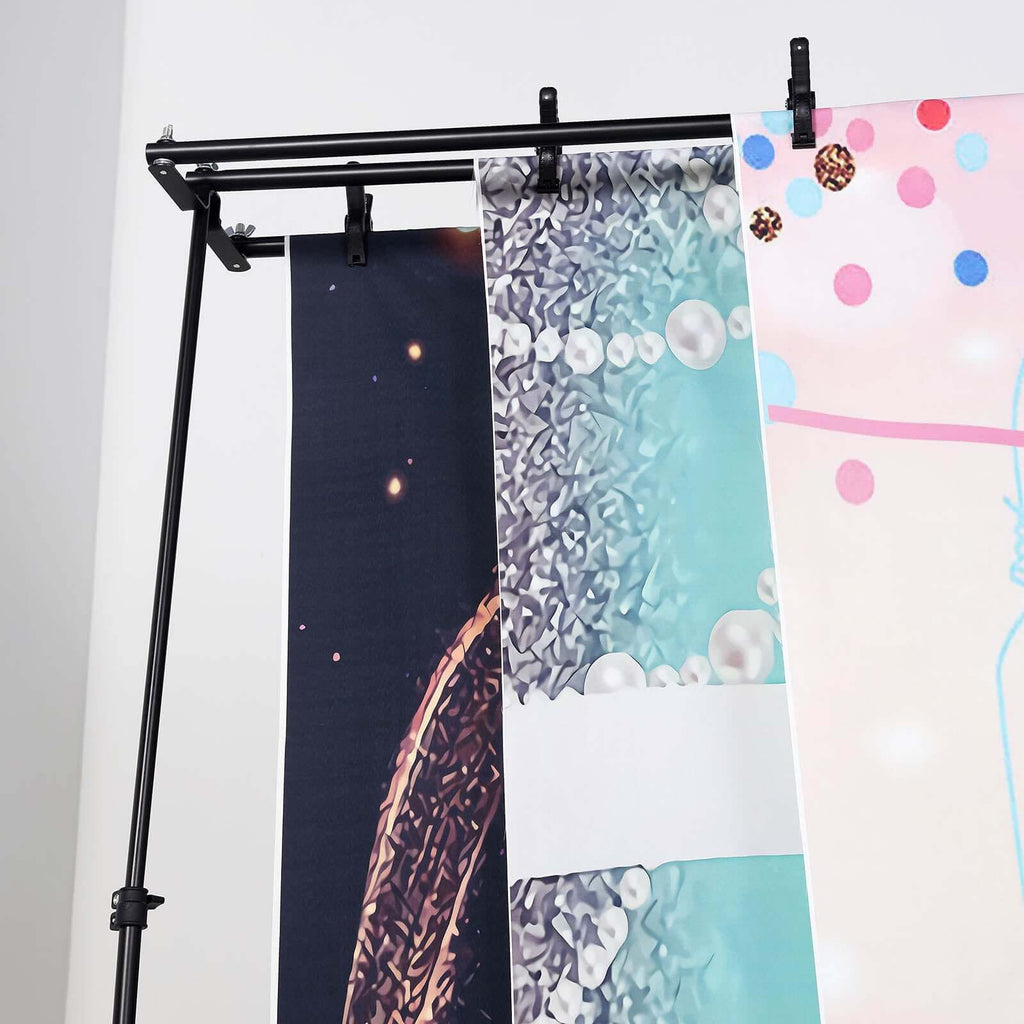 Adjustable 8ftX10ft Metal Photography Backdrop Stand | TableclothsFactory
