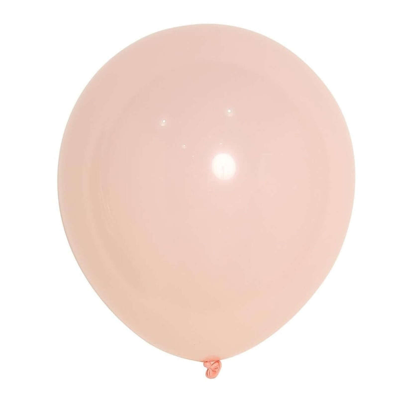 12" Matte Pastel Beige Latex Balloons | tableclothsfactory.com