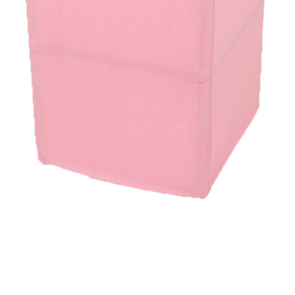 7ft Pink Spandex Arch Cover | TableclothsFactory