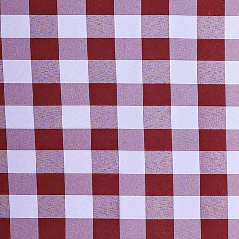 Checkered Tablecloth 60"x126" White/Sage Green | TableclothsFactory
