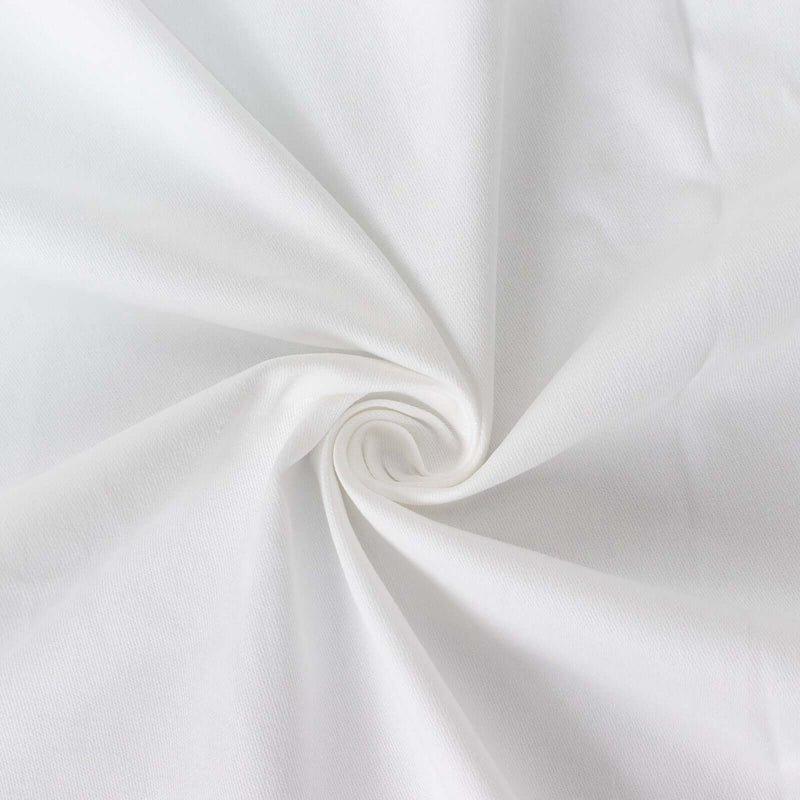 100% Cotton Tablecloth 60"x126" White | TableclothsFactory