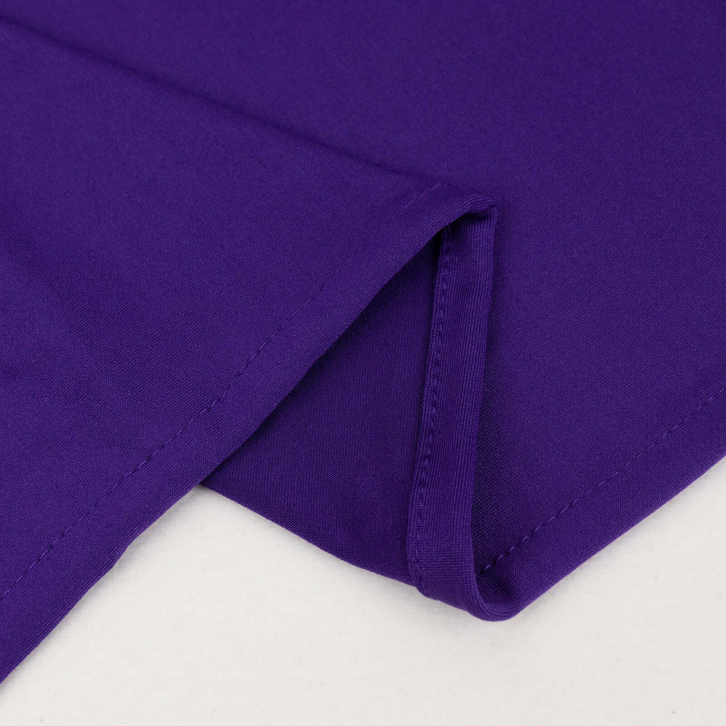 Purple Spandex 4-Way Stretch Fabric Roll 60"x10 Yards | TableclothsFactory