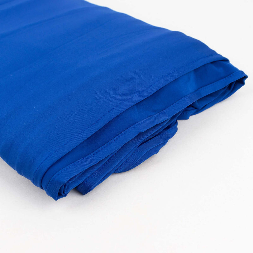 Royal Blue 4-Way Stretch Fabric Roll - 60"x10 Yards | TableclothsFactory
