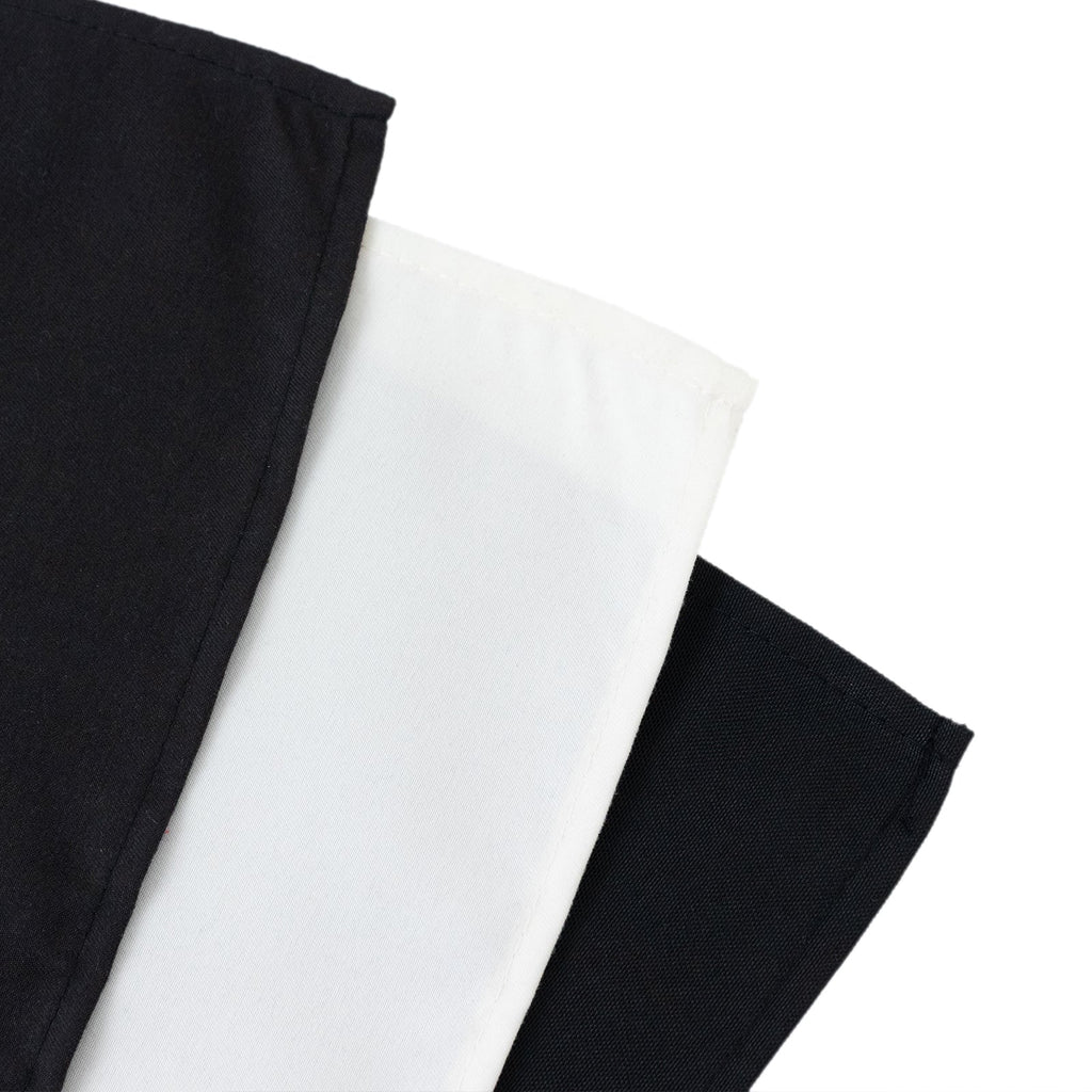 3 Polyester Fabric Swatches 20"x20" | TableclothsFactory